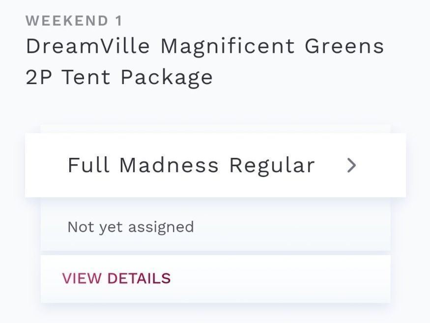 2x Tomorrowland WE1 DreamVille Magnificent Greens 2P Tent (Neu und ...