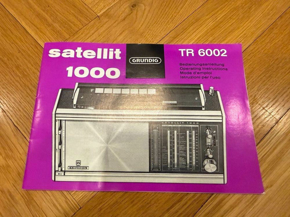 Grundig Satellit 1000 TR 6002, Vintage Radio Rarität! (Gebraucht) in ...