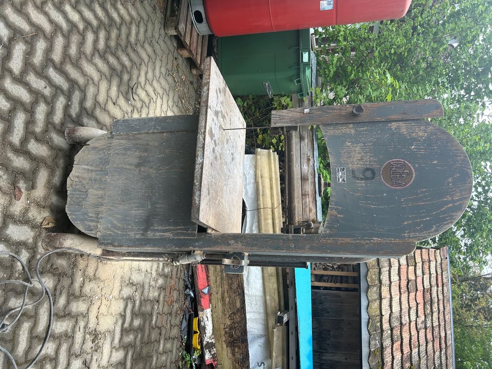 Antik Bandsäge 60 cm dazu viele Blätter (Gebraucht) in Birmensdorf ZH für CHF 50 – nur Abholung ...