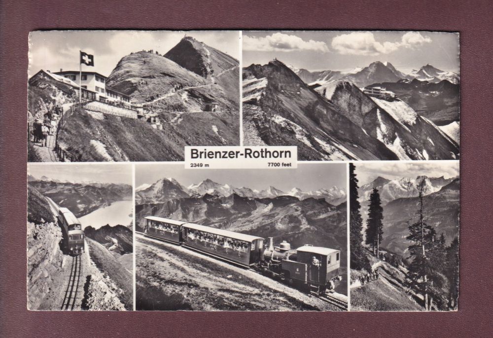 BRIENZER-ROTHORN - 4 Bilder - Bahn - 1966 (D'occasion) à Pully pour CHF ...