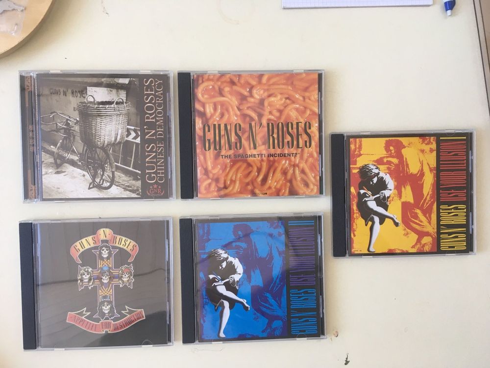 Guns N'Roses 5 CD Sammlung (Gebraucht) in Rüti ZH für CHF 25 – mit ...