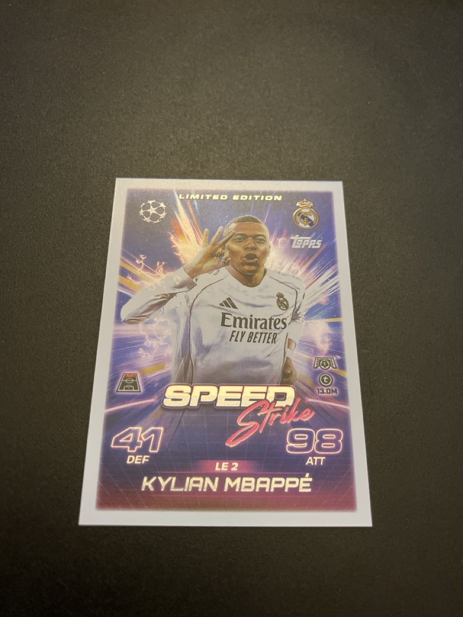 Topps Match Attax 2025-26 Mbappe LE2 Limited Edition (Neu (gemäss ...