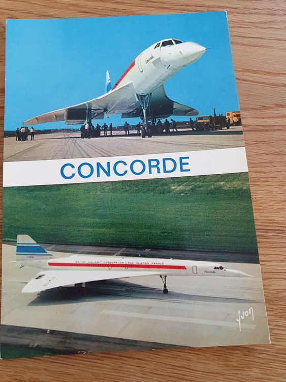 Postkarte von der Concorde (Neu (gemäss Beschreibung)) in Villnachern ...
