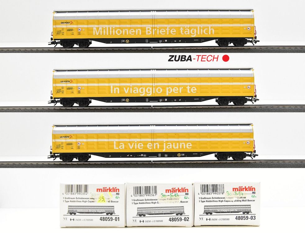 Märklin 48059 Schiebewandwagen-Set SBB H0 WS mit OVP (Neu (gemäss ...