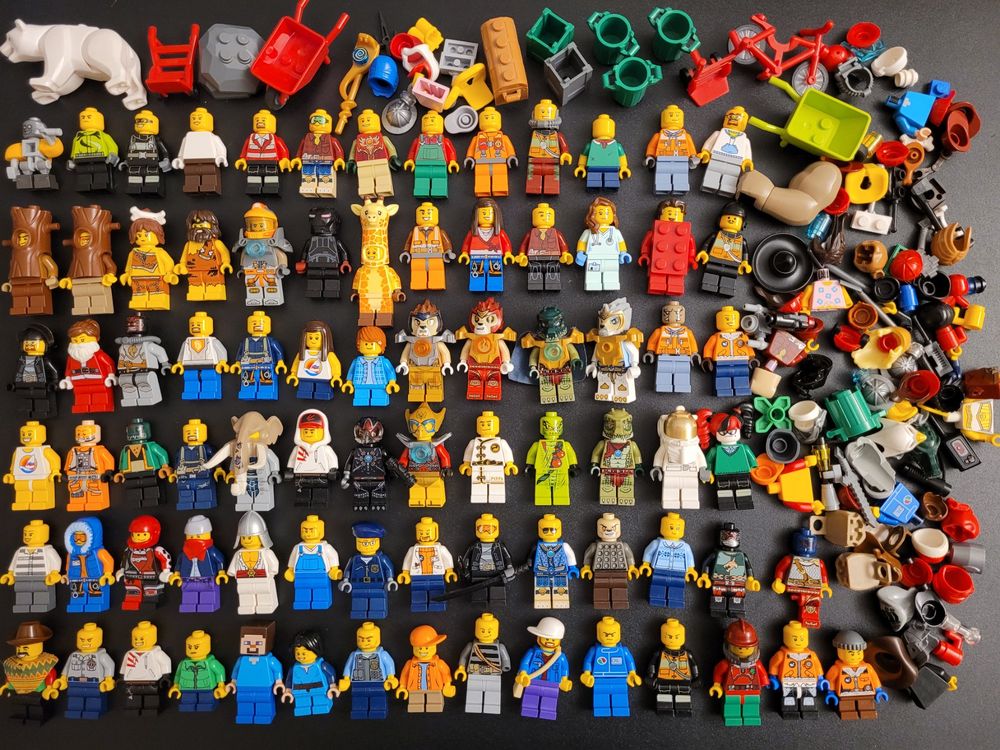 80 Lego Minifiguren Basic Chima Ninjago etc. (Gebraucht) in Buttikon SZ für CHF 99 – mit ...