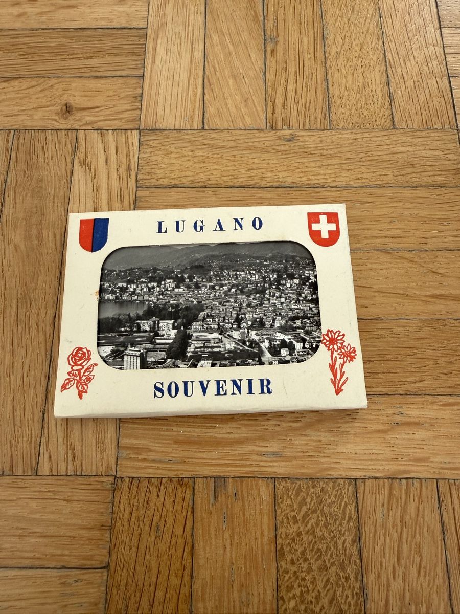 Vintage Lugano Souvenir-Fotos – beschriftet – ca. 1950 (Gebraucht) in ...
