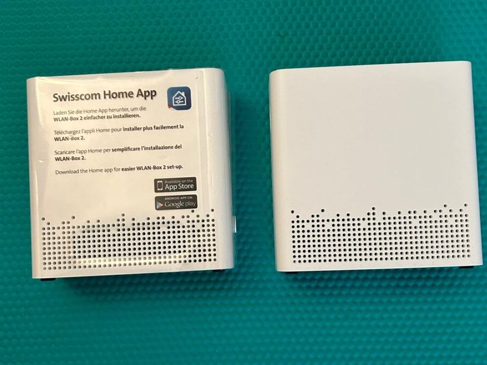 2x WLAN-Box 2 Swisscom (Gebraucht) in Bad Zurzach für CHF 110 – mit Lieferung auf Ricardo kaufen