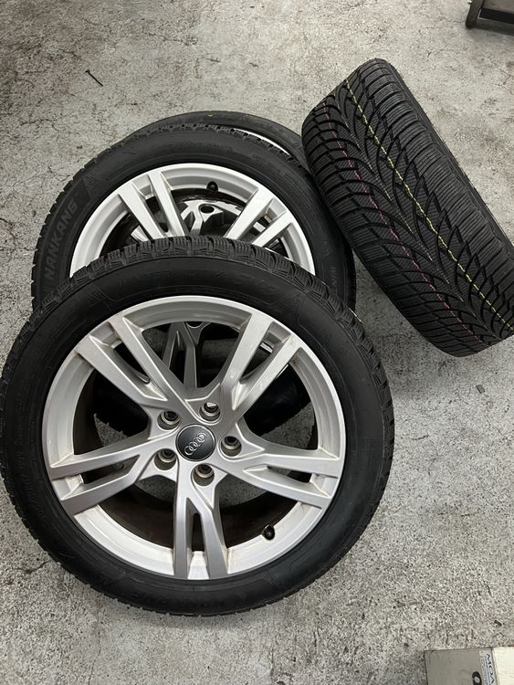 Audi A3 S3 - 17 zoll Felgen mit neue Winterreifen | Kaufen auf Ricardo