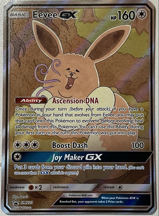 Eevee GX SM233 - Full Art Promo | Kaufen auf Ricardo