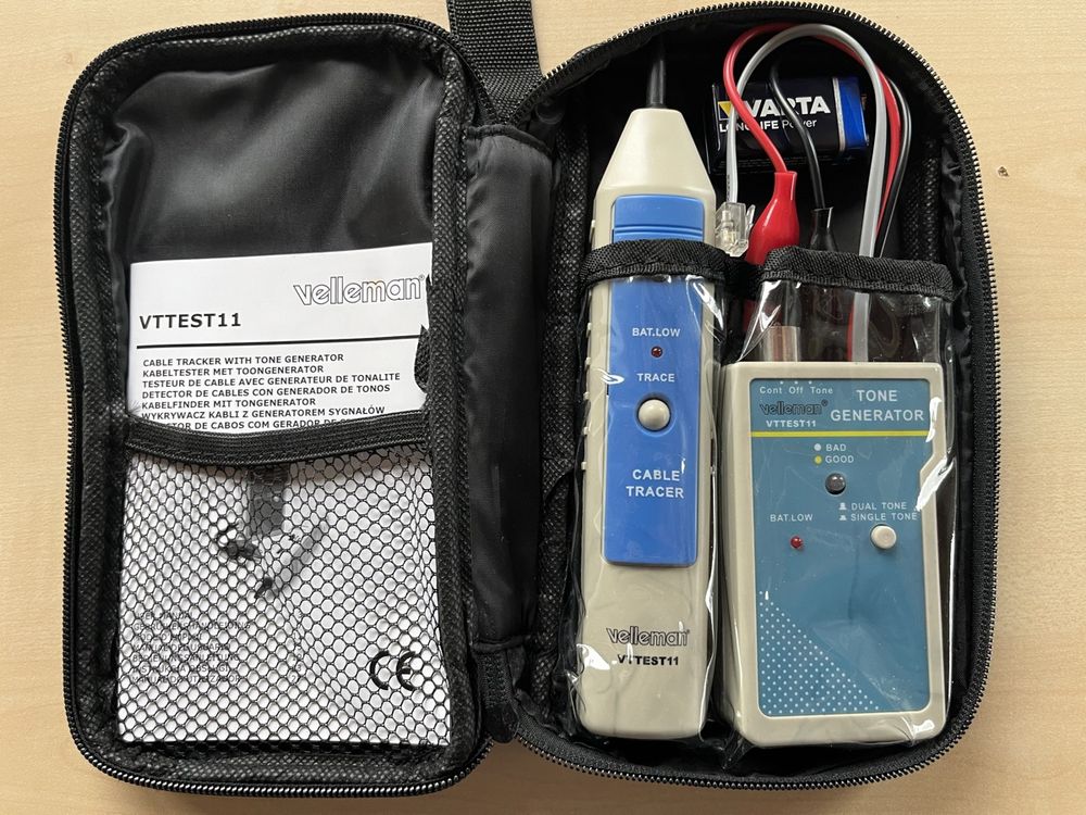 Kabeltester mit Tongenerator von Velleman | Kaufen auf Ricardo