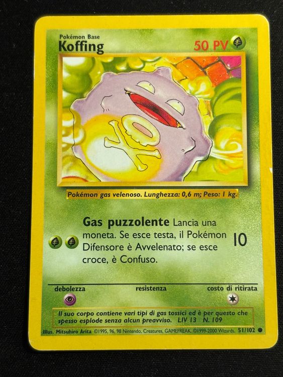 Pokemon Koffing - Base set 51/102 - Italiano (D'occasion) à Bern pour ...