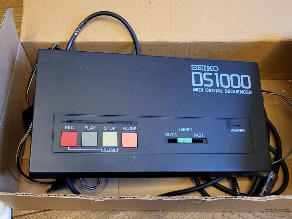 Seiko DS1000 Vintage Midi Sequencer mit ovp (Neu (gemäss Beschreibung ...