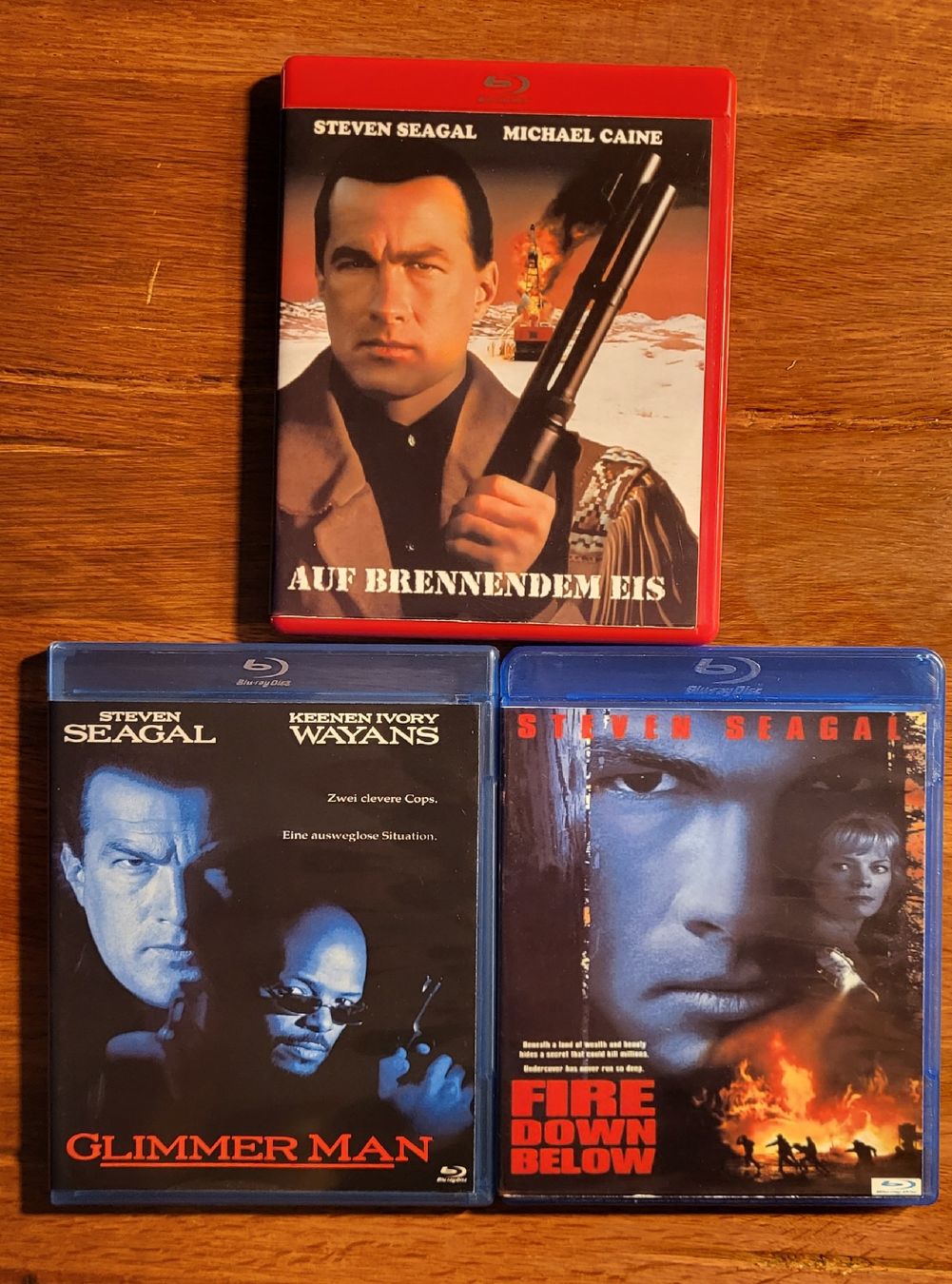Steven Seagal / Auf brennendem Eis / Glimmer Man / Fire Down (Gebraucht ...