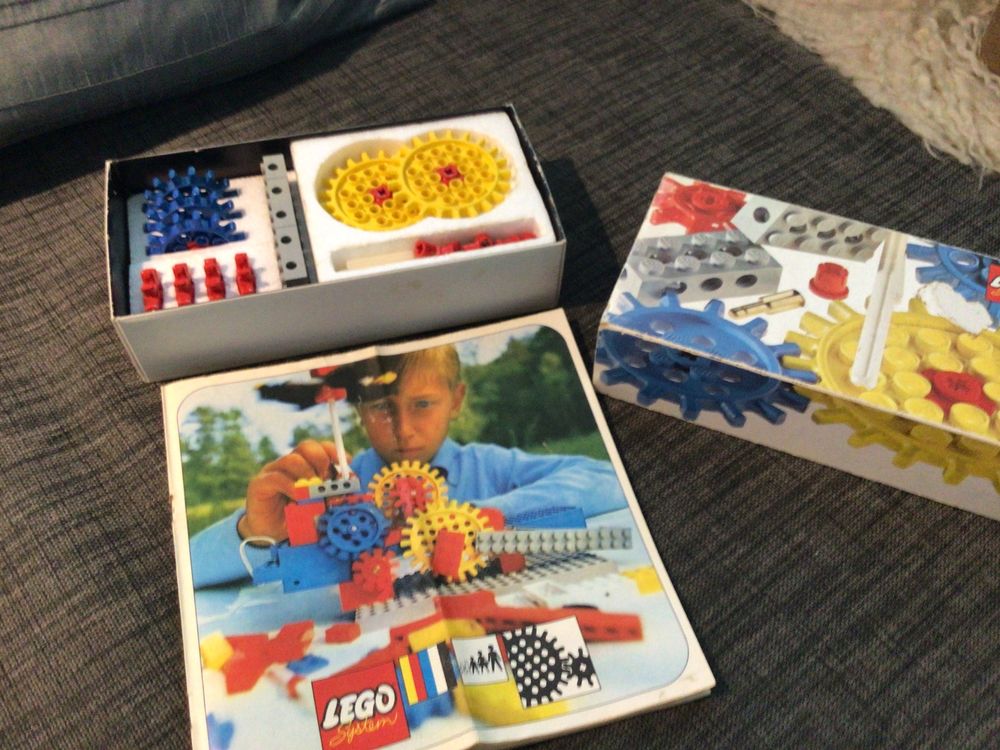 Lego Zahnräder #802 von 1970 inkl. anleitung + verpackung . | Kaufen auf Ricardo