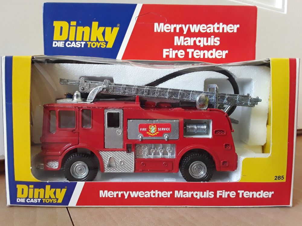 Dinky Toys No. 285 - Merryweather Marquis Fire Tender - OVP! (Neu und ...