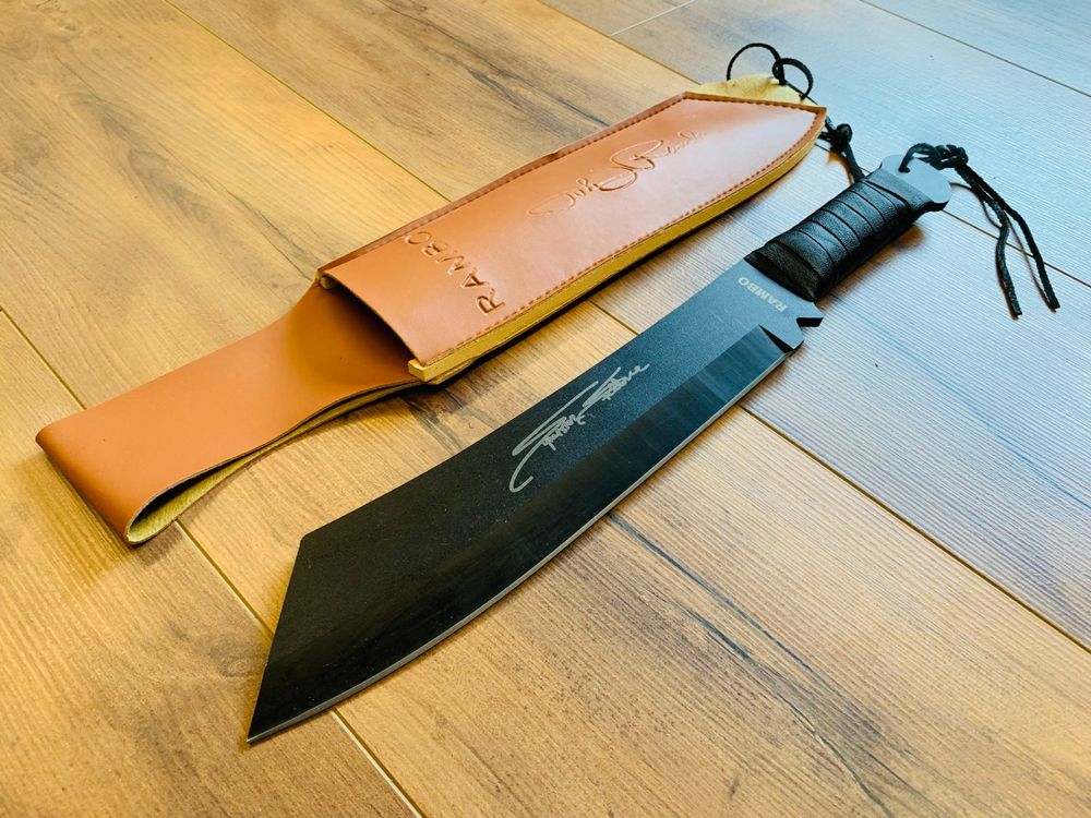 RAMBO Machete BLACK Tactical Messer 43cm (Neu und originalverpackt) in ...