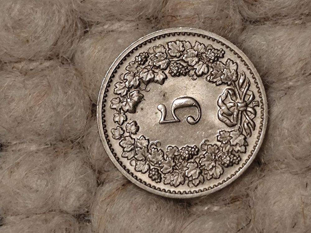 => 5Rp 1951 fast stgl, selten in dem Zustand