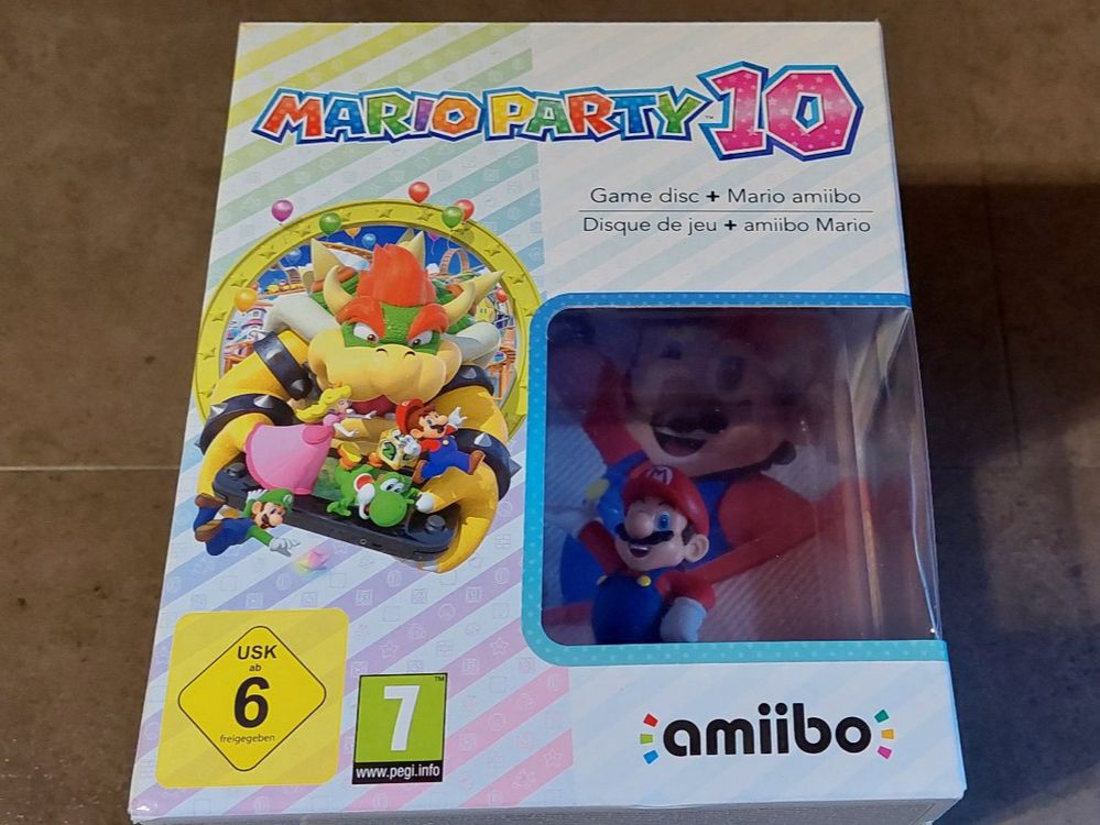 Mario Party 10 Wii U Amiibo Bix Box (Spiel inkl. Figur) NEU (Neu und ...