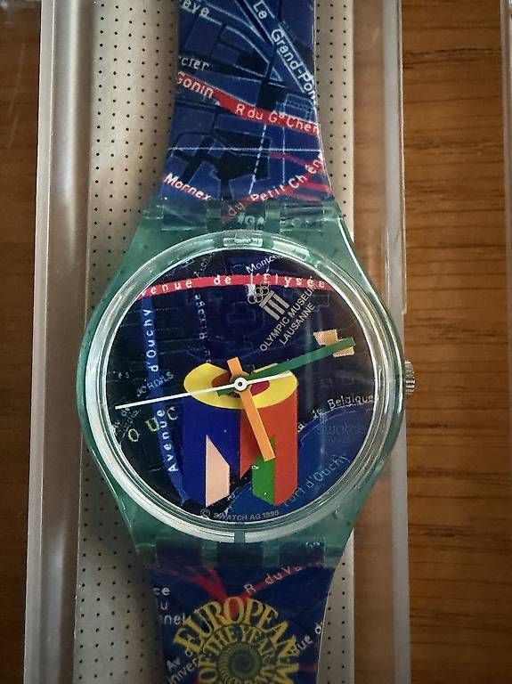 Swatch GK402 Black Line Vintage (1992) (Neu und originalverpackt) in ...