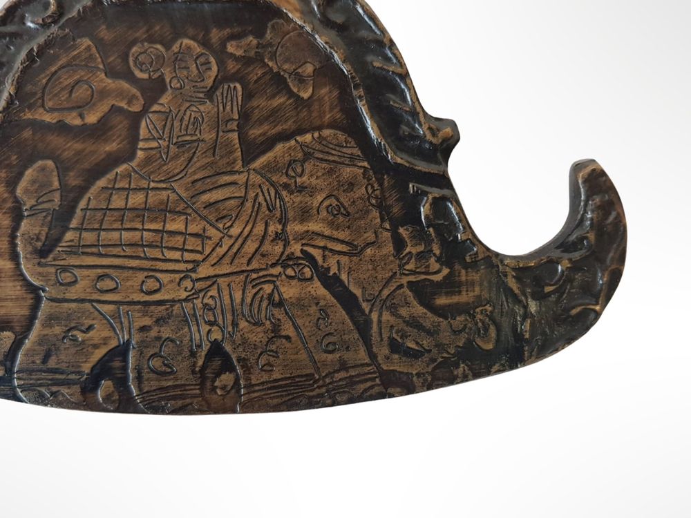 Bronze-Gong/ Kyizi, Elefant mit Reiter | Kaufen auf Ricardo