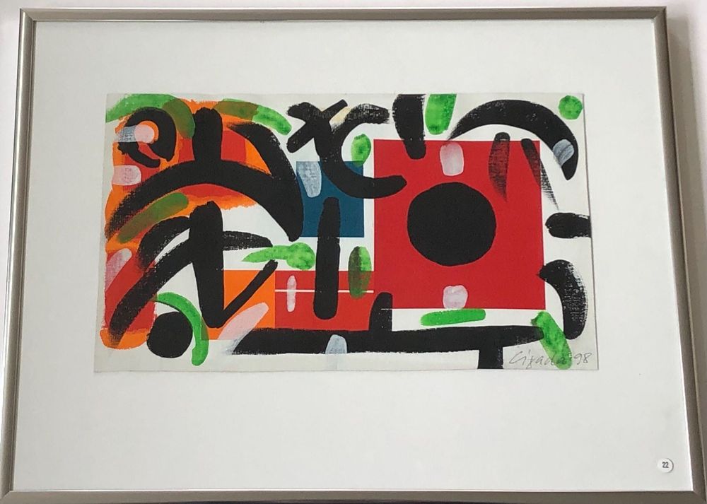 Moderne Mischtechnik unleserlich Sign (Gebraucht) in Root für CHF 10 – mit Lieferung auf Ricardo ...