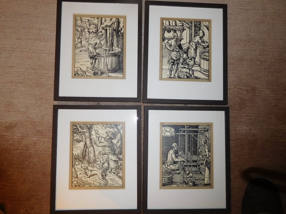 10 Stände- / Berufs-Bilder, gemäss BUCH, UNIKAT! Wie neu! (Neu (gemäss ...