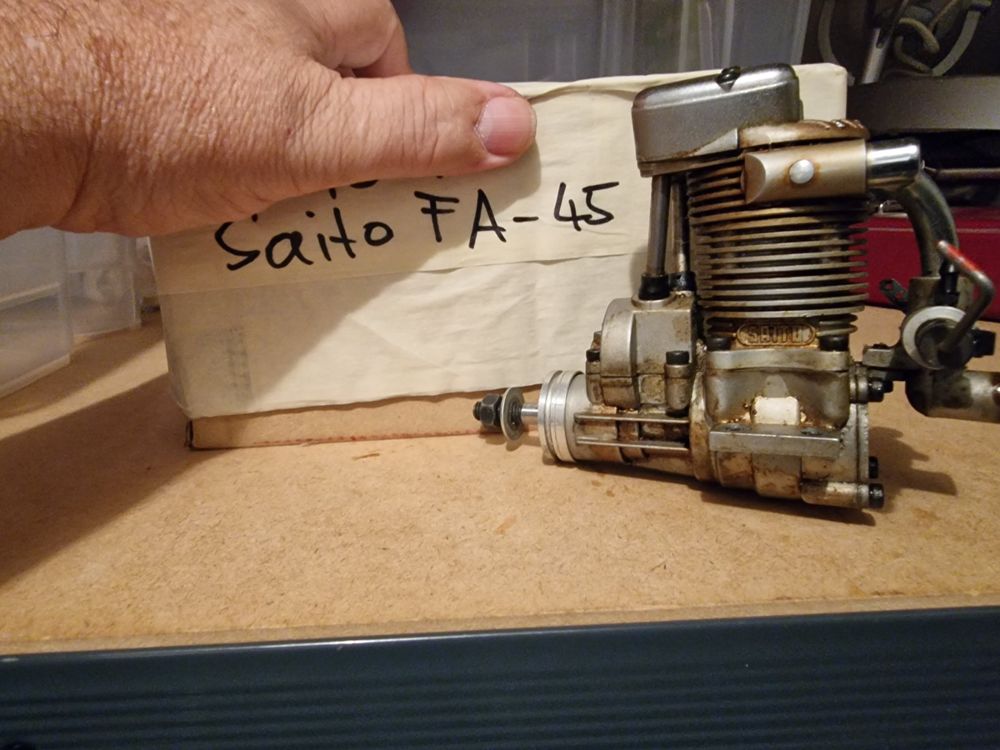 Saito FA45 - 7.5 ccm 4-Takt zum herrichten1 (Defekt) in Basel für CHF 50 – mit Lieferung auf ...
