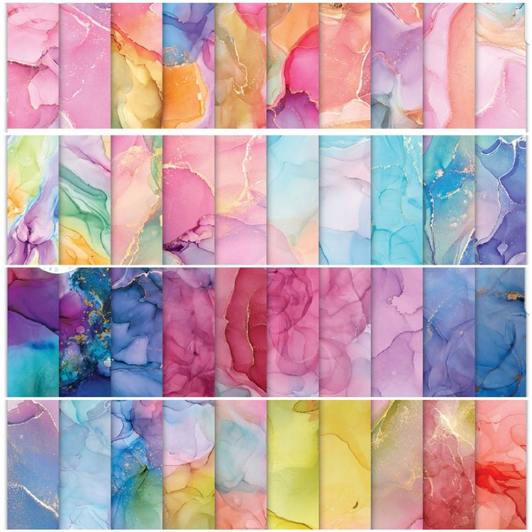 Designpapier "Ink Drops" von Craft Consortium 12" X 12" | Kaufen auf ...