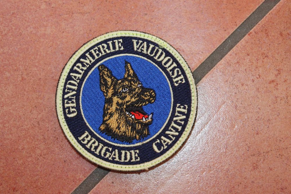 Badge police cantonal vaudoise brigard canine (Neu (gemäss Beschreibung ...