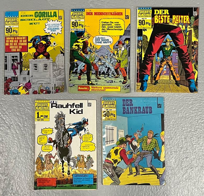 5 Original SHERIFF KLASSIKER Comics 70-er Jahre (Gebraucht) in Wangen b ...