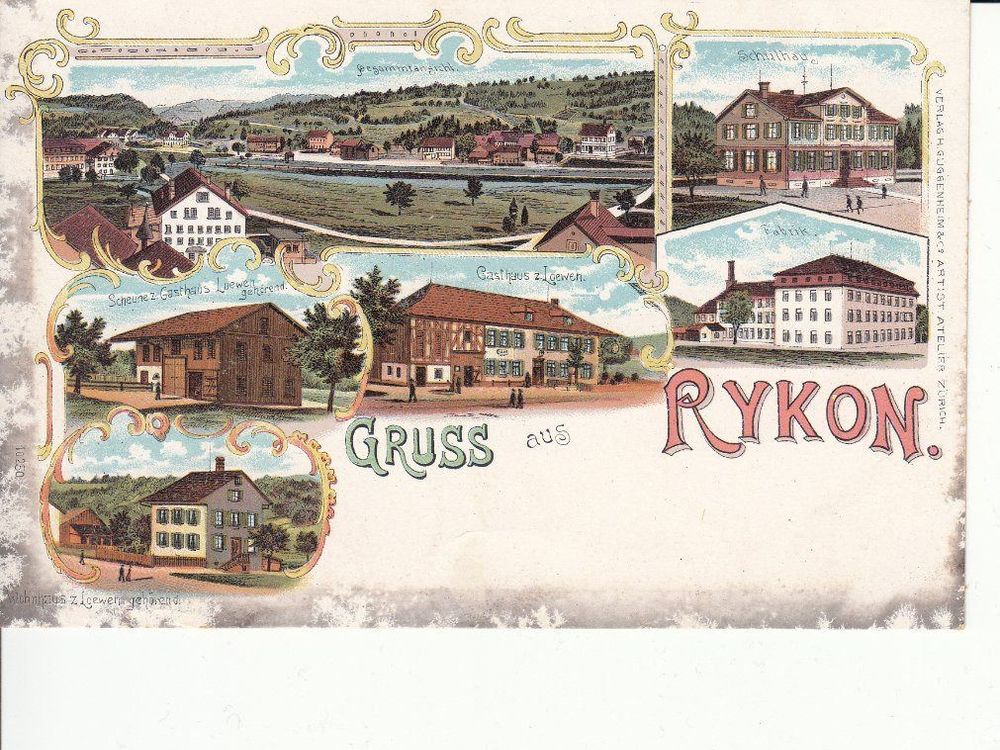 Rykon um 1900 (Gebraucht) in Bürglen TG für CHF 21 – mit Lieferung auf ...