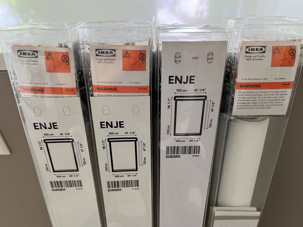 Ikea ENJE Rollo / Jalousie, neu und in OVP (4 Stück) (Neu und ...