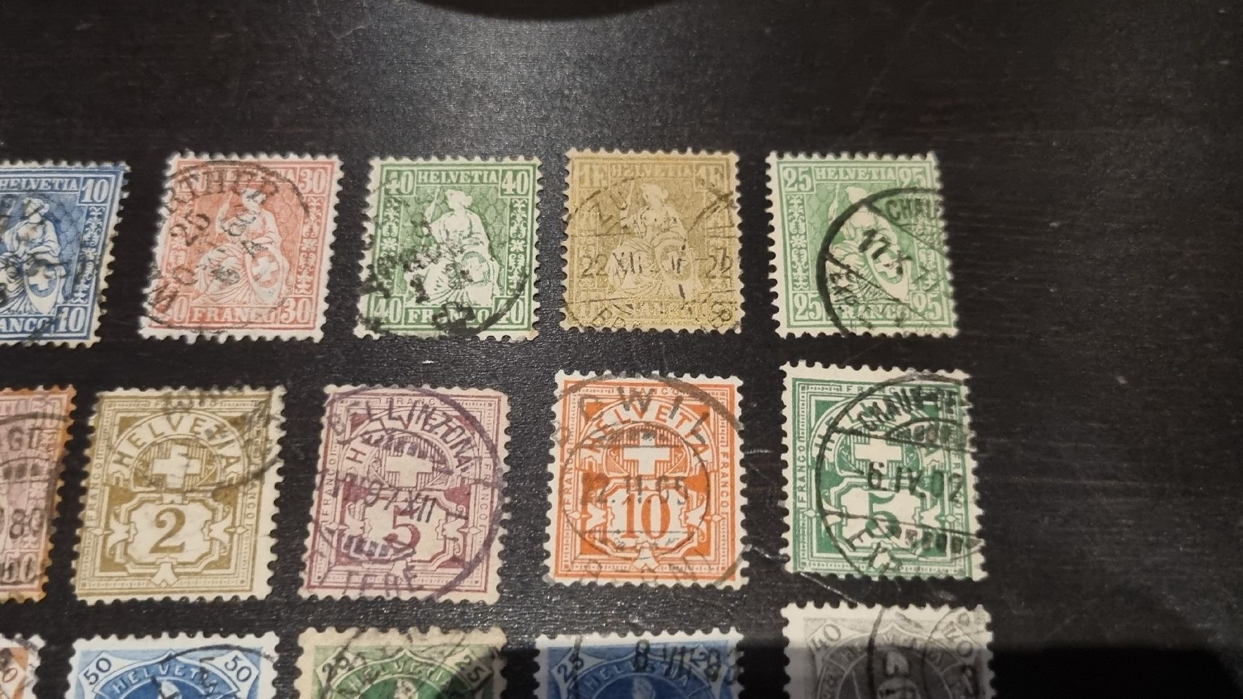 lot timbres suisses rares côte 815.- (D'occasion) à Vésenaz pour CHF 12 ...