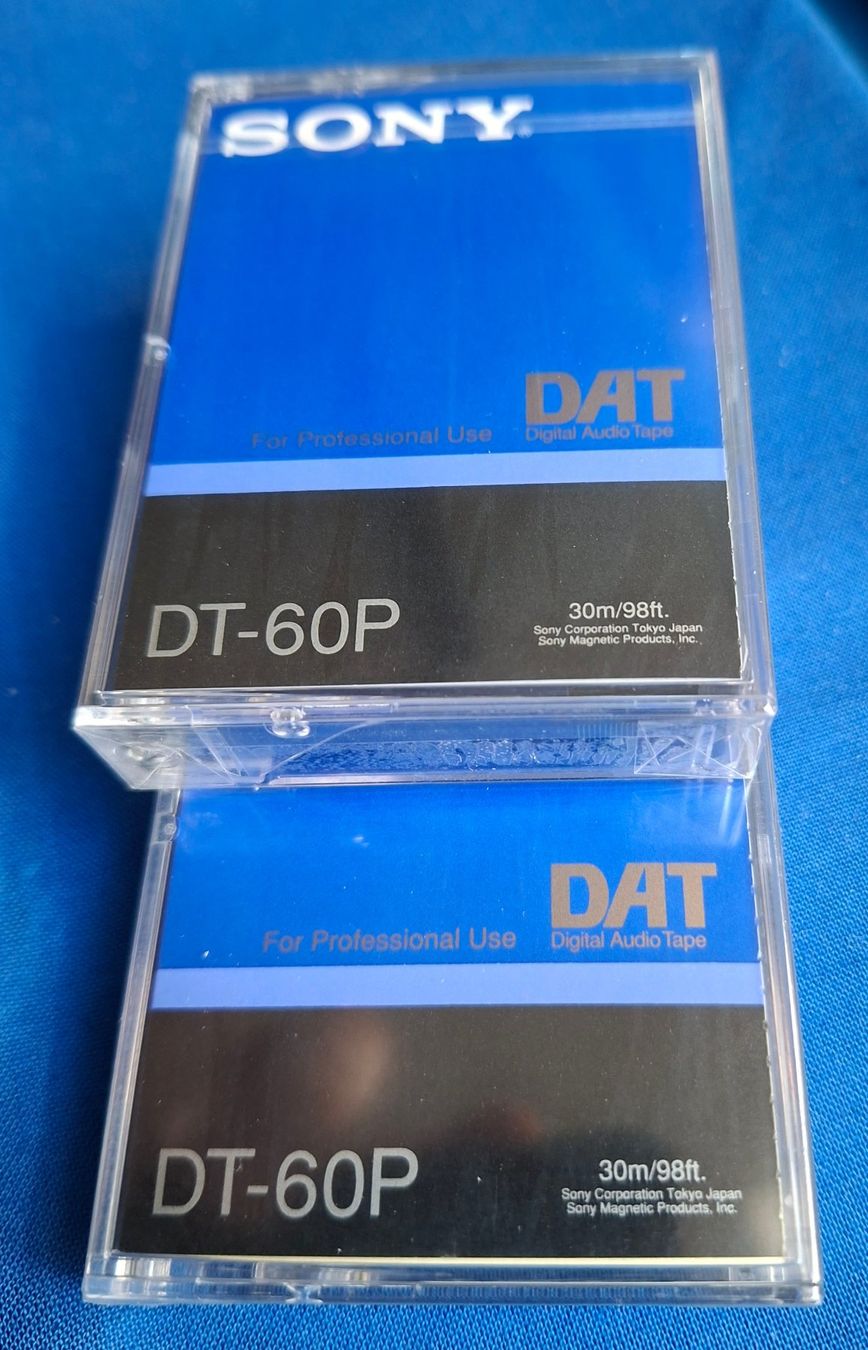 2 SONY DAT Kassetten DT-60P (Neu und originalverpackt) in Allmendingen ...