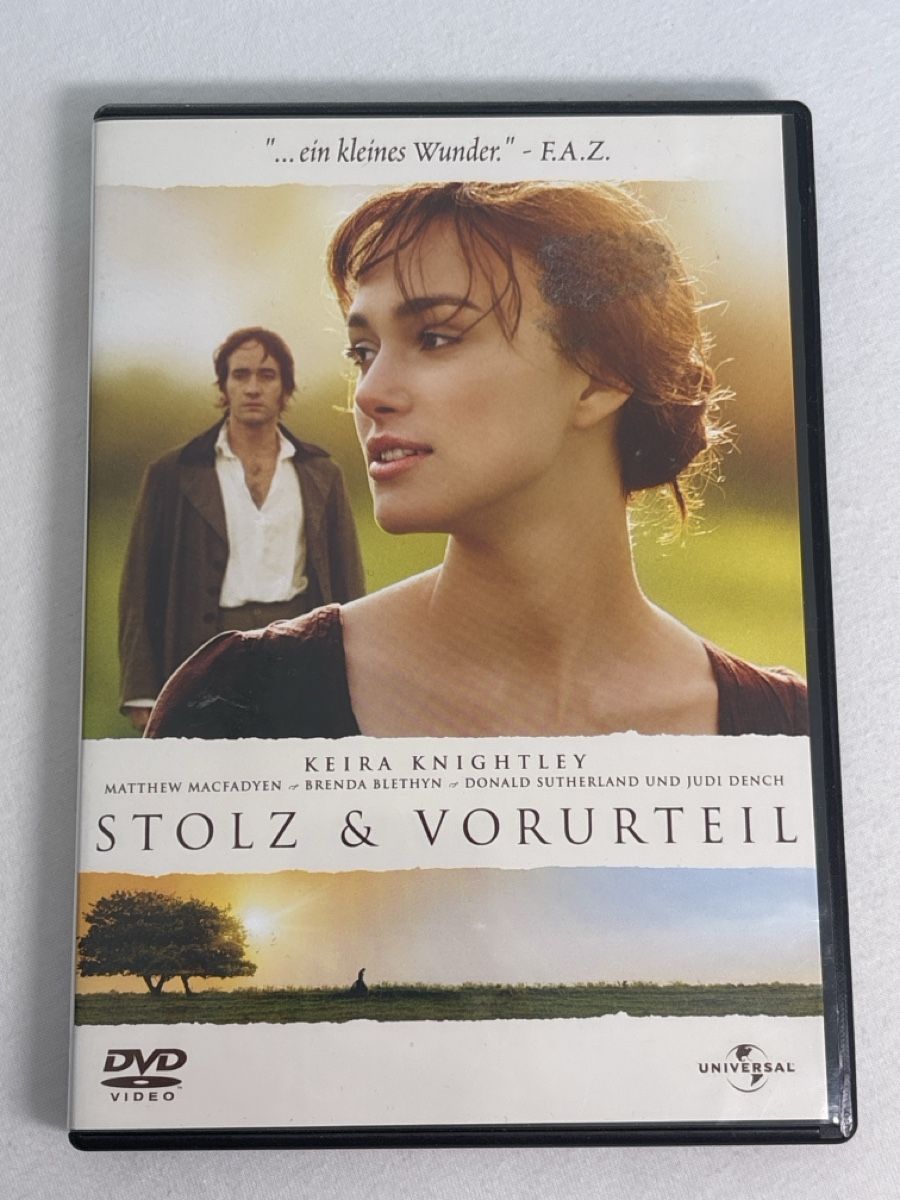 DVD Stolz und Vorurteil – Jane Austens Meisterwerk! (Gebraucht) in ...
