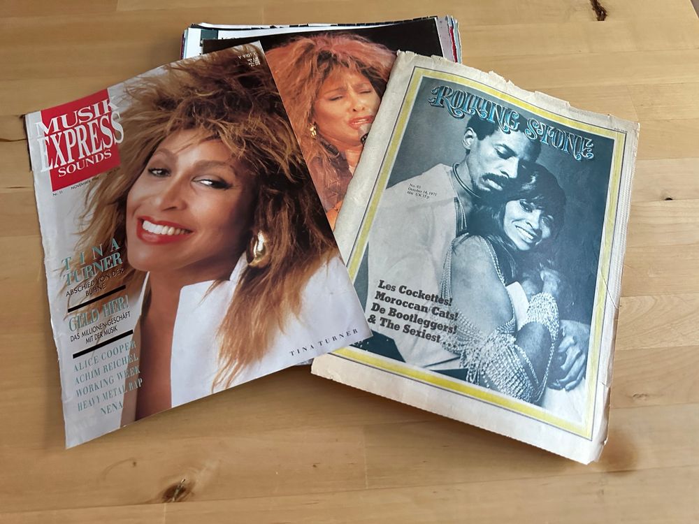 TINA TURNER IKE tolle Poster + Bericht Sammlung inkl. 70's (Gebraucht) in Basel für CHF 9.9 ...