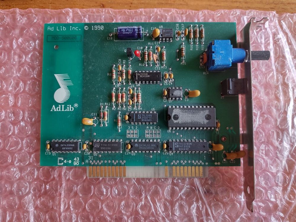 AdLib Soundkarte aus dem Jahr 1990 (Gebraucht) in Unterengstringen für ...