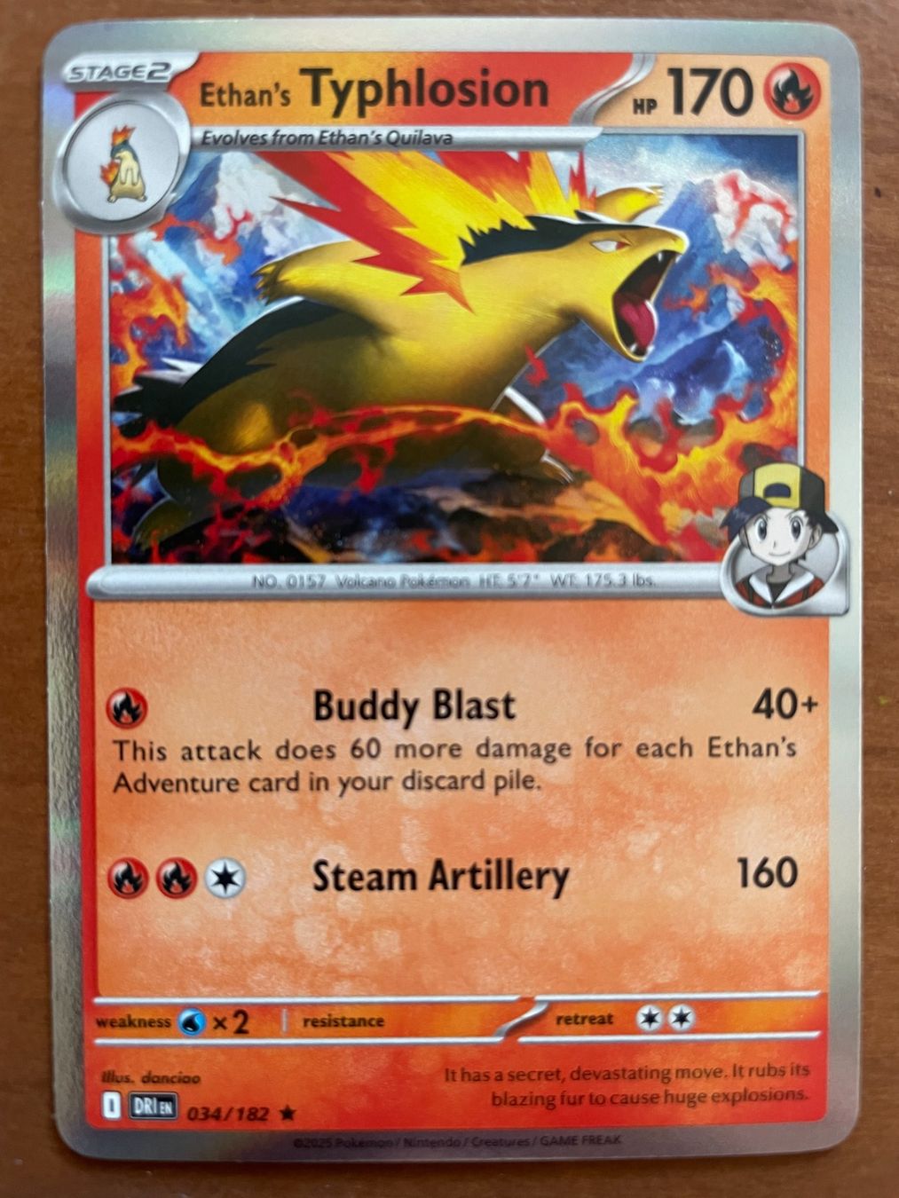 Pokemon Ethans Typhlosion Holo (Versand gratis) (Neu (gemäss ...