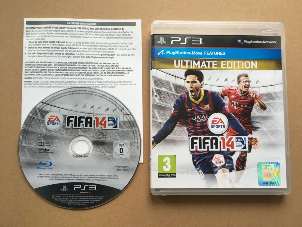 FIFA 14 Ultimate Edition für Ps3 (Gebraucht) in St.Gallen für CHF 9.9 ...