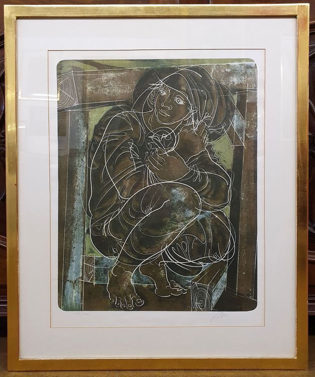 Hans ERNI – Pythia, 1982, grosse handsignierte Litho | Kaufen auf Ricardo