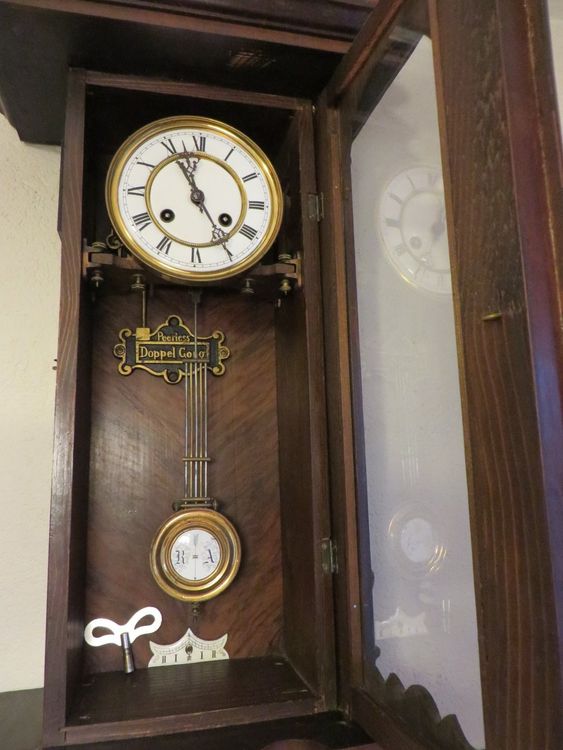 Wanduhr,Regulator,Peerless Doppel Gong,4/4 Schlag (Gebraucht) in ...
