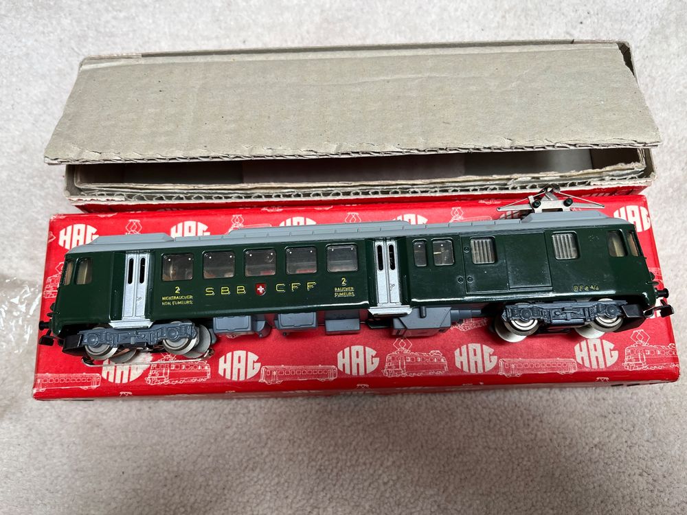 HAG 150 RBe 4/4 1408 Triebwagen SBB OVP Dach grau Nichtrauch (Gebraucht) in Schlieren für CHF ...