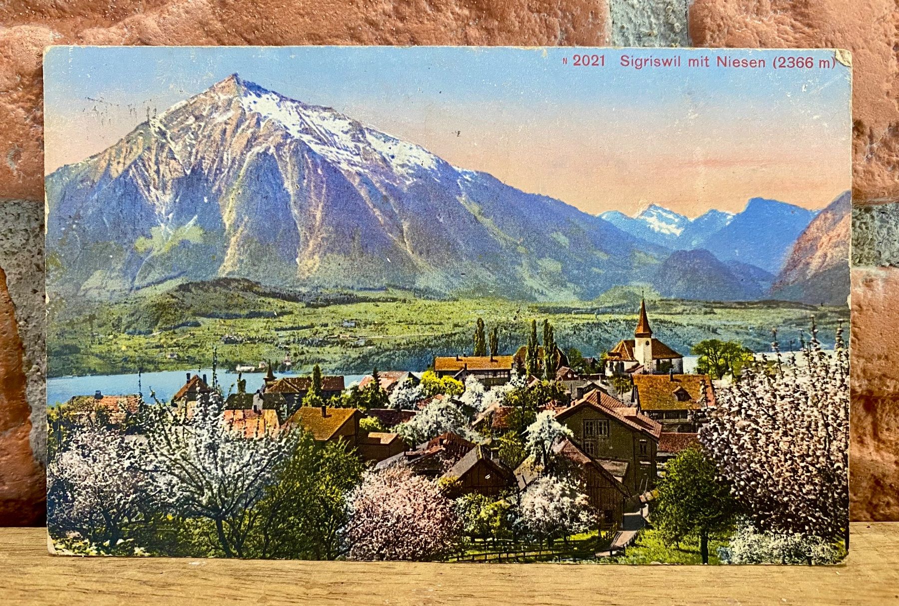 1923 - SIGRISWIL mit Niesen - Thunersee - Berner Oberland (Gebraucht ...