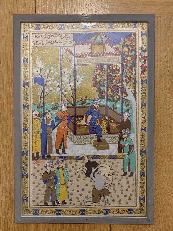 Antike Persische Miniatur Wandbild (Gebraucht) in Laupersdorf für CHF 130 – mit Lieferung auf ...