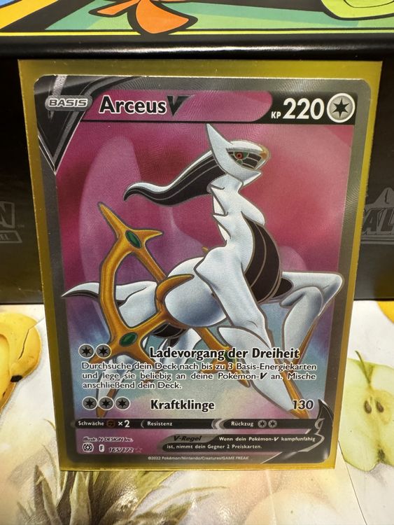 Arceus V Karte Full Art Deutsch (Neu (gemäss Beschreibung)) in St. Gallen für CHF 5 – mit ...