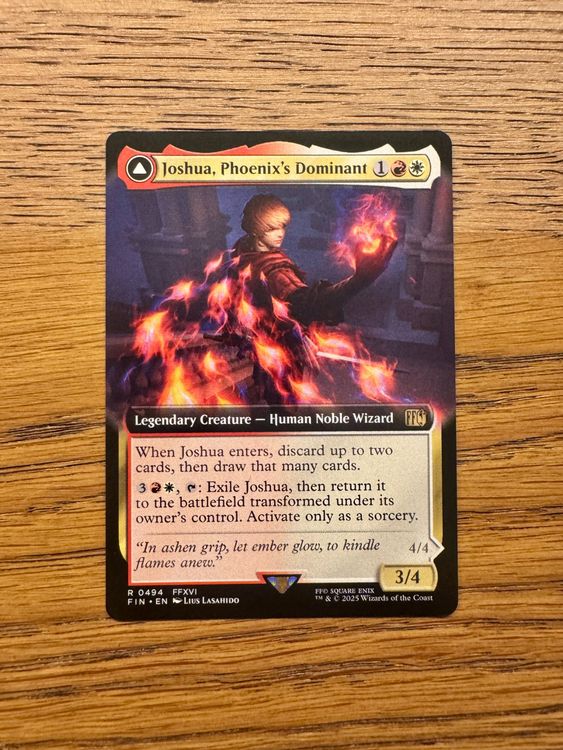 Extended Art Joshua, Phoenix's Dominant FINAL FANTASY NM (Neu (gemäss ...
