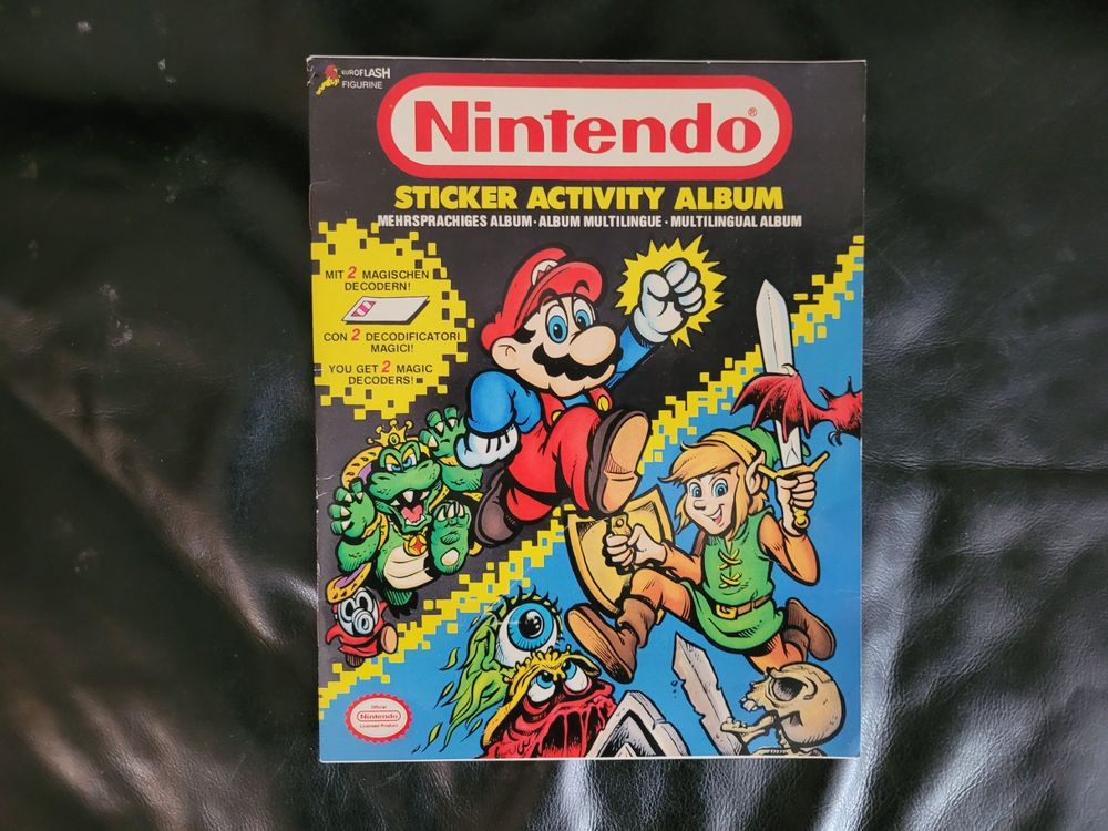 Nintendo Stickeralbum Leeralbum Super Mario Bros. Rarität (Neu (gemäss ...