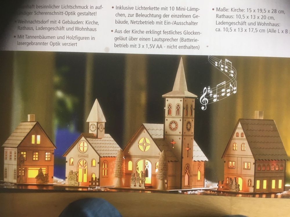 Weihnachtsdorf aus Holz (Gebraucht) in Hägendorf für CHF 2 – mit Lieferung auf Ricardo kaufen