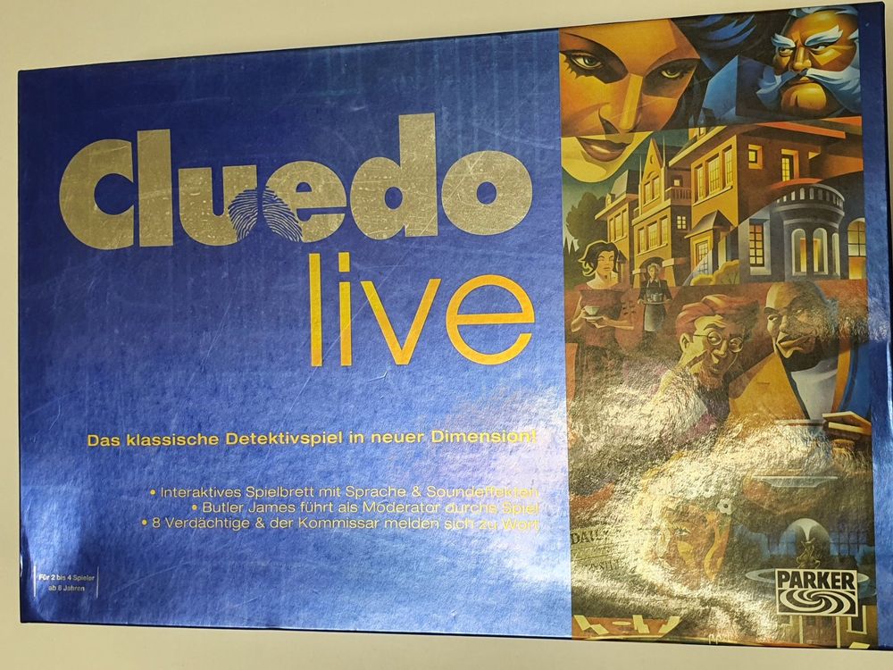 Cluedo live / Parker Brettspiel + Elektronik (Gebraucht) in Oberdorf BL ...