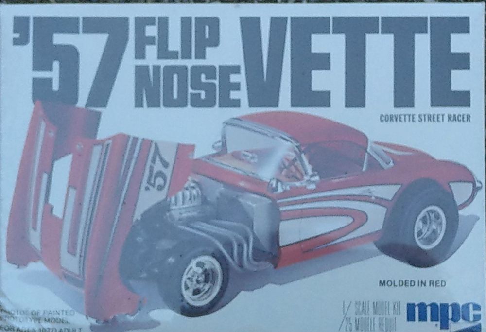 MPC 57 1957 Chevy Chevrolet flip nose Corvette 1:25 | Acheter sur Ricardo MPC 57 1957 Chevy Chevrolet flip nose Corvette 1:25 | Acheter sur Ricardo